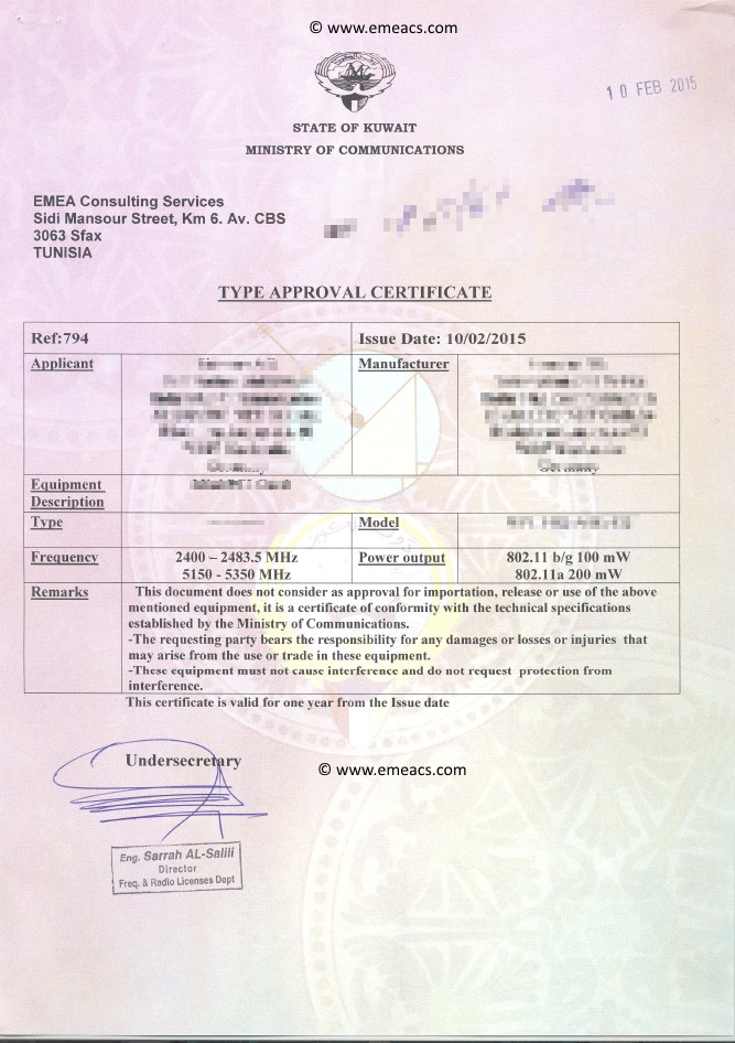 Certificates - EMEA Consulting Services